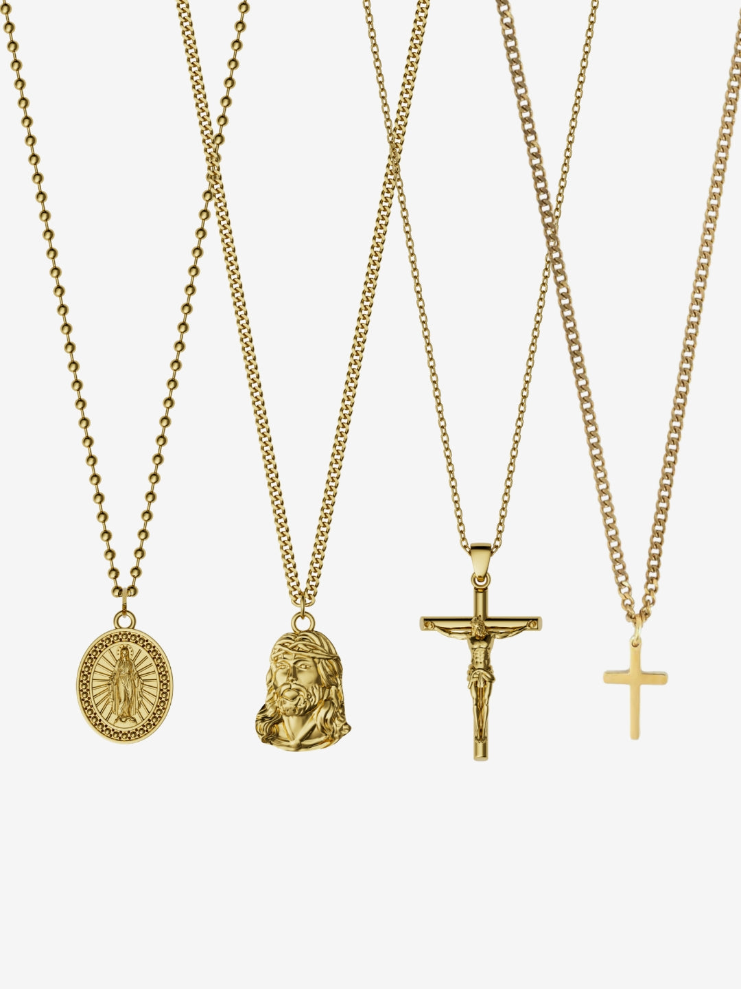 CHRISTIAN CHAIN SET | 18K Gold – SAVA Amsterdam